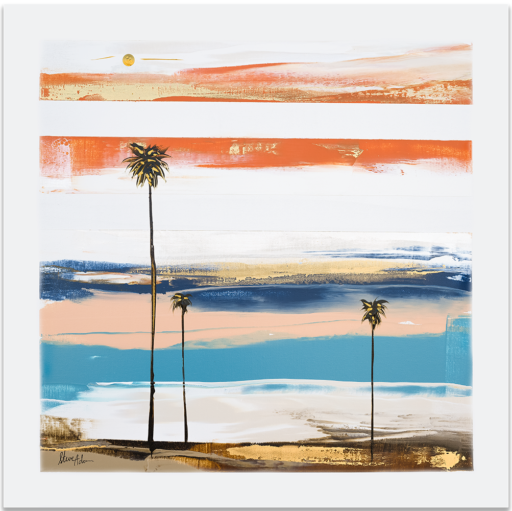 beach print landscape