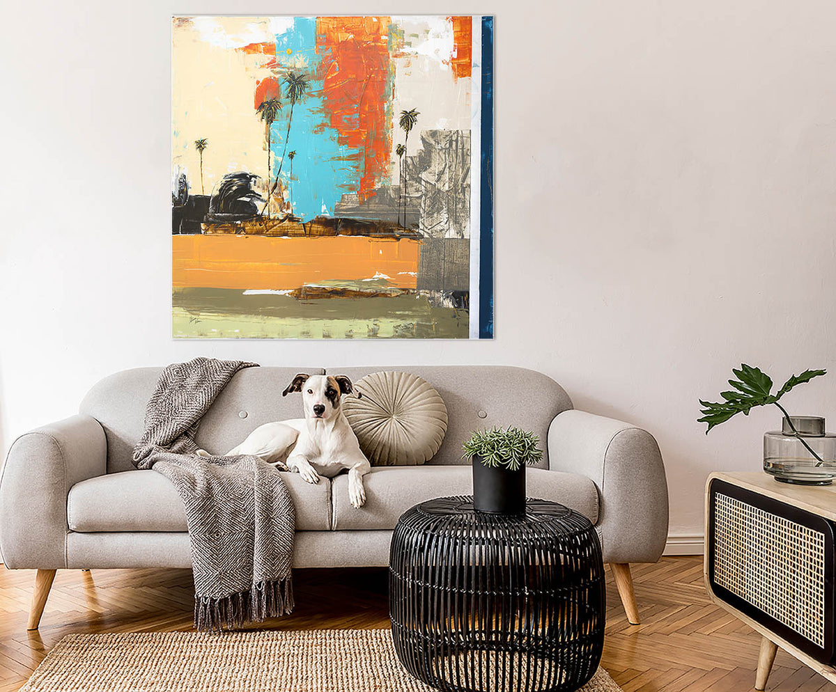 Abstract Palm Series - #0608 Original Art – Steve Adam Gallery